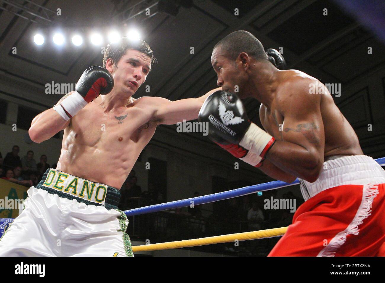 Dean Byrne (white shorts) defeats Michael Frontin in a Welterweight ...