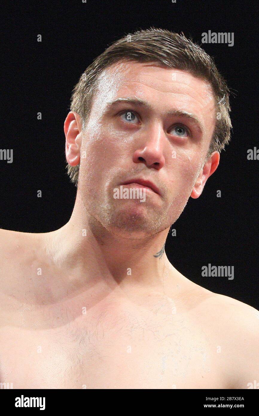 Micky Steeds (Isle of Dogs, red/black shorts) during the Prizefighter ...