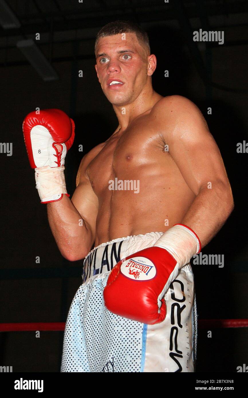 Ricky Boylan (light blue shorts) defeats Kristian Laight in a ...