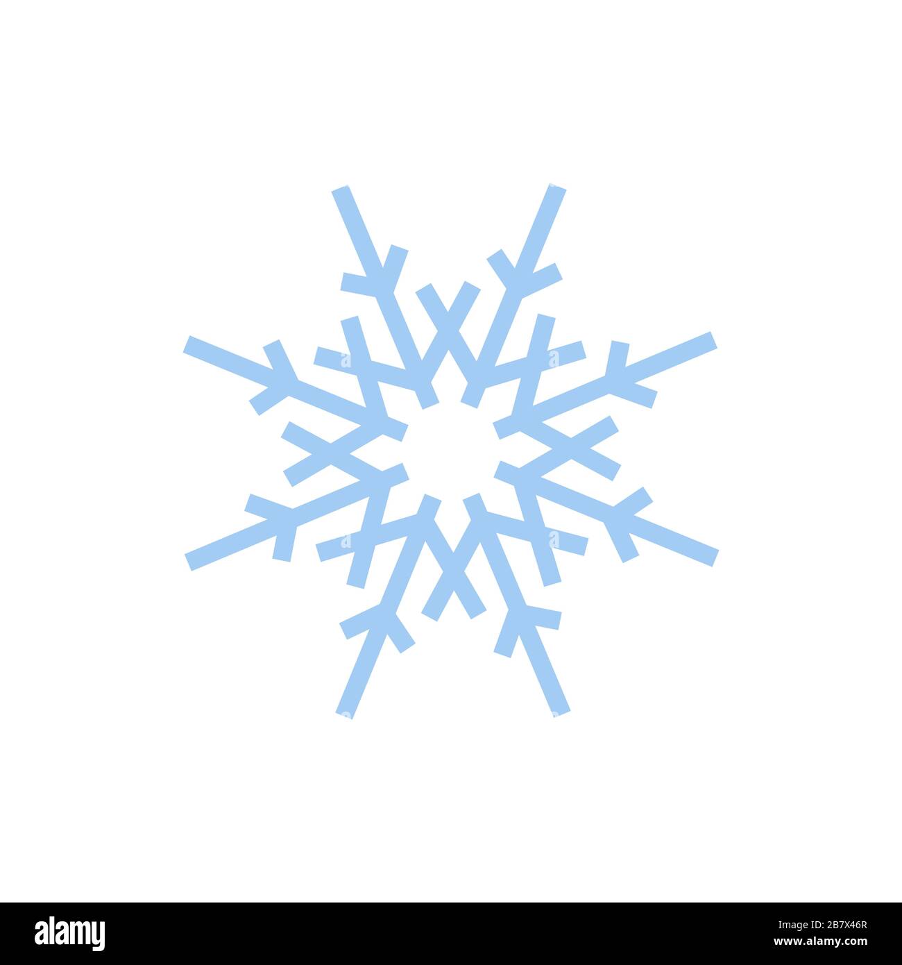 snow flake icon isolated vector - Vector illustration Stock Vector ...