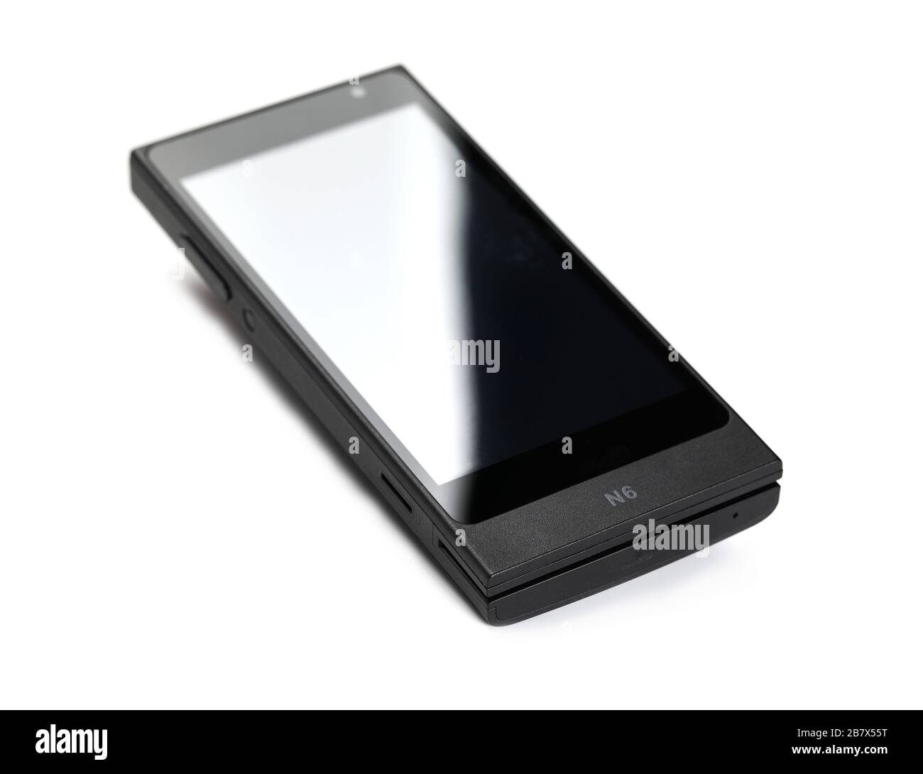 Nexgo N6 pos terminal isolated over white background Stock Photo - Alamy