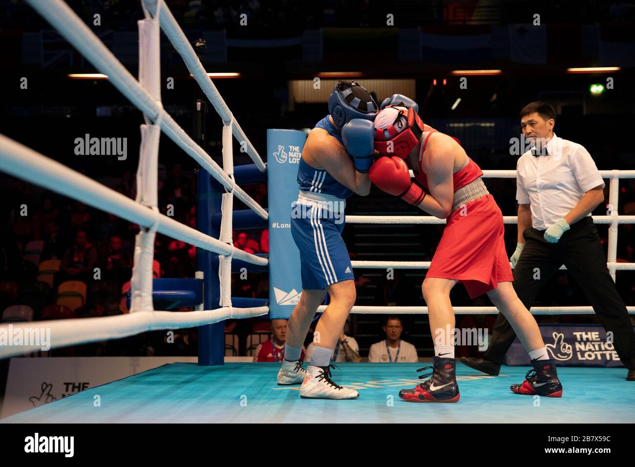 London, UK. 15-03-20. Ani Hovsepyan (ARM) RED & Martina Schmoranzova ...