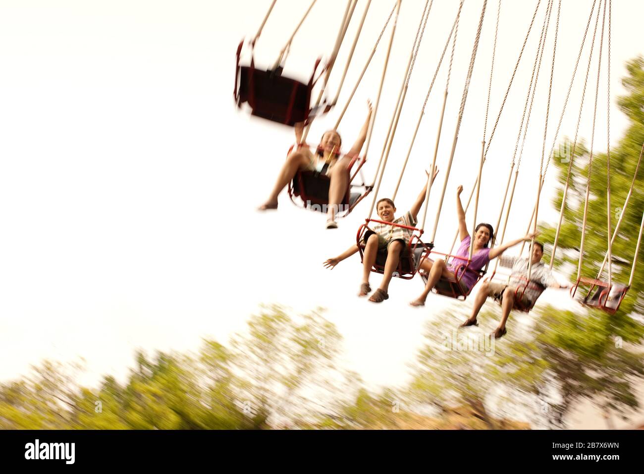 Children swing blur motion hi-res stock photography and images - Alamy