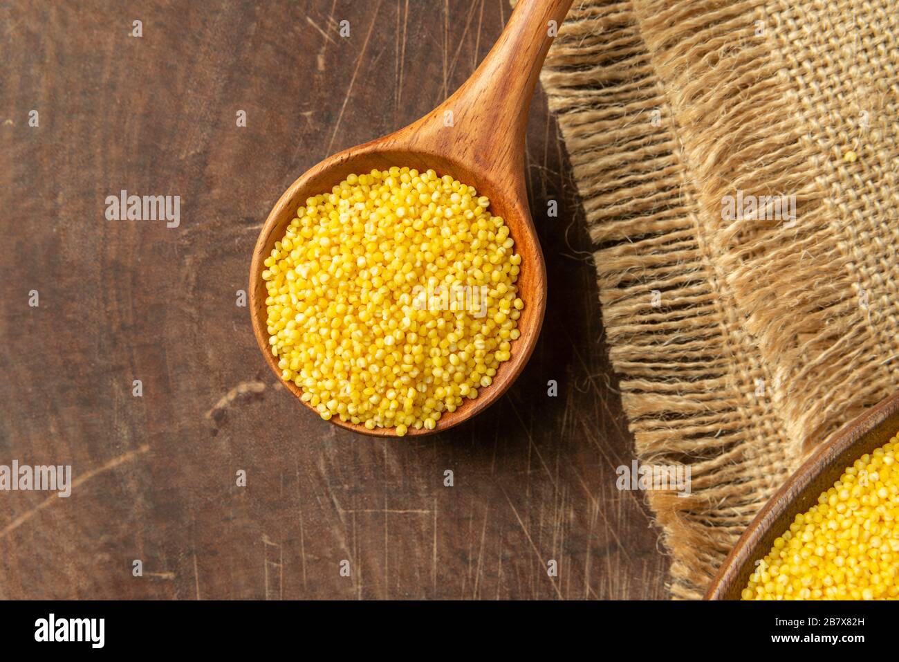 A lot of nutritious millet Stock Photo - Alamy
