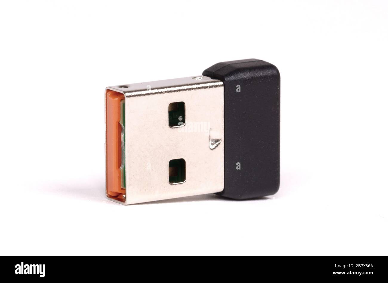 Mini USB Bluetooth adapter isolated on white background Stock Photo - Alamy