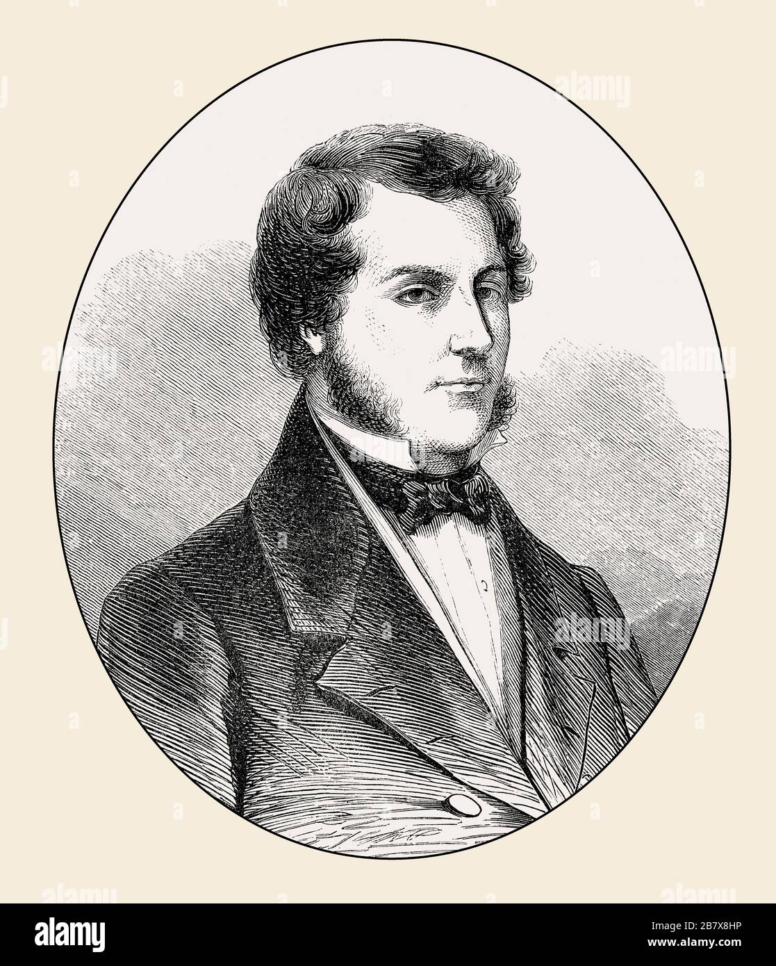 Sir James Brooke, Rajah of Sarawak, 1803 – 1868, a British soldier and ...