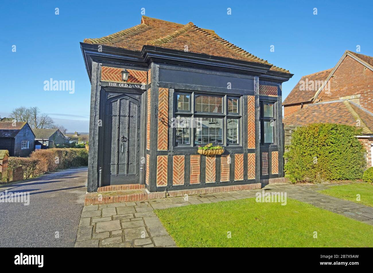 Goudhurst, Kent, Old Bank Stock Photo - Alamy
