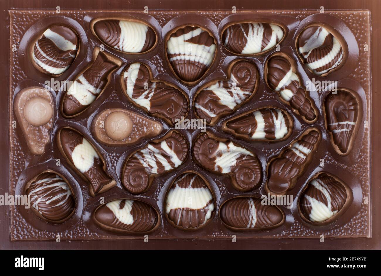 Chocolates shaped like seafood Stock Photo - Alamy