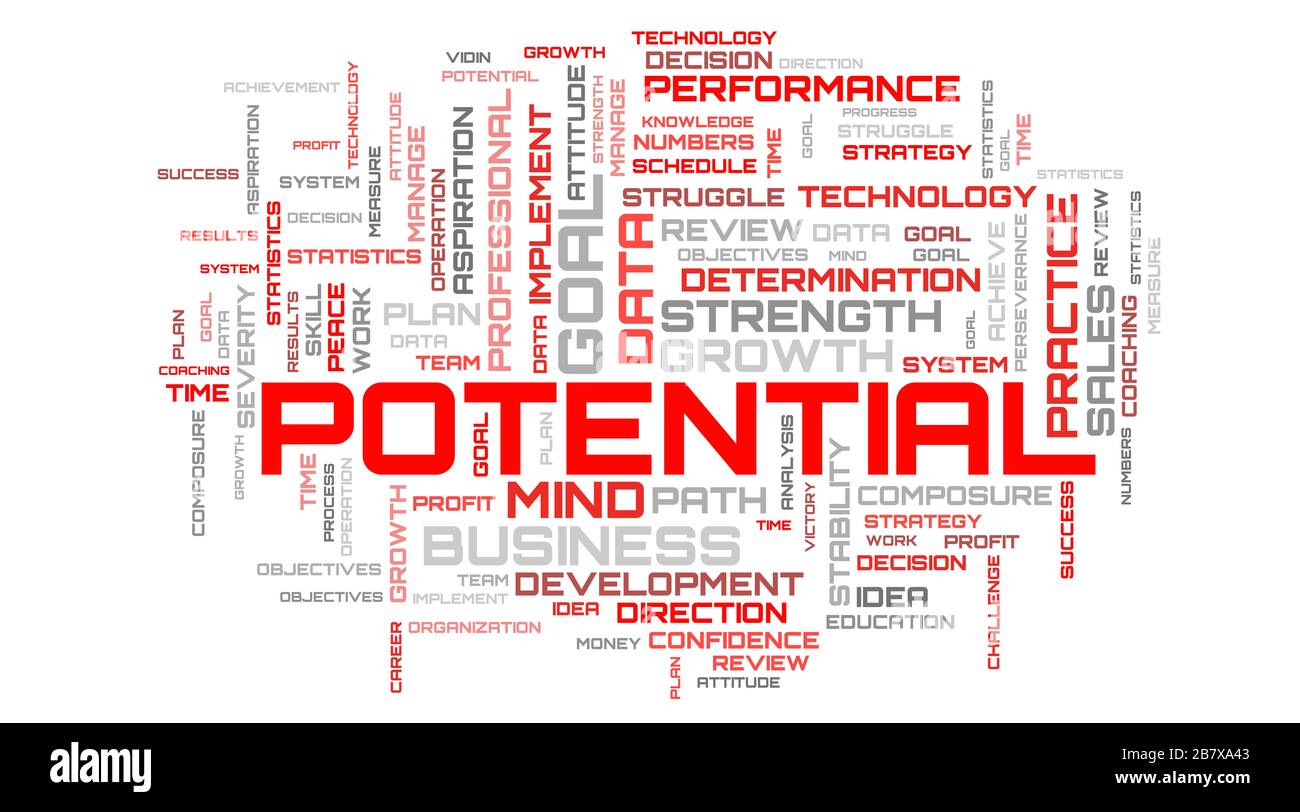 Beautiful word collage on white background Stock Photo - Alamy