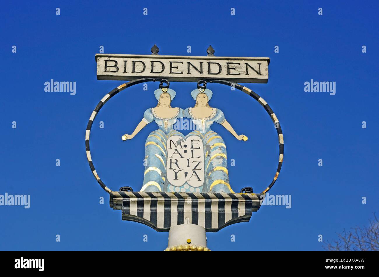 Biddenden village sign hi-res stock photography and images - Alamy