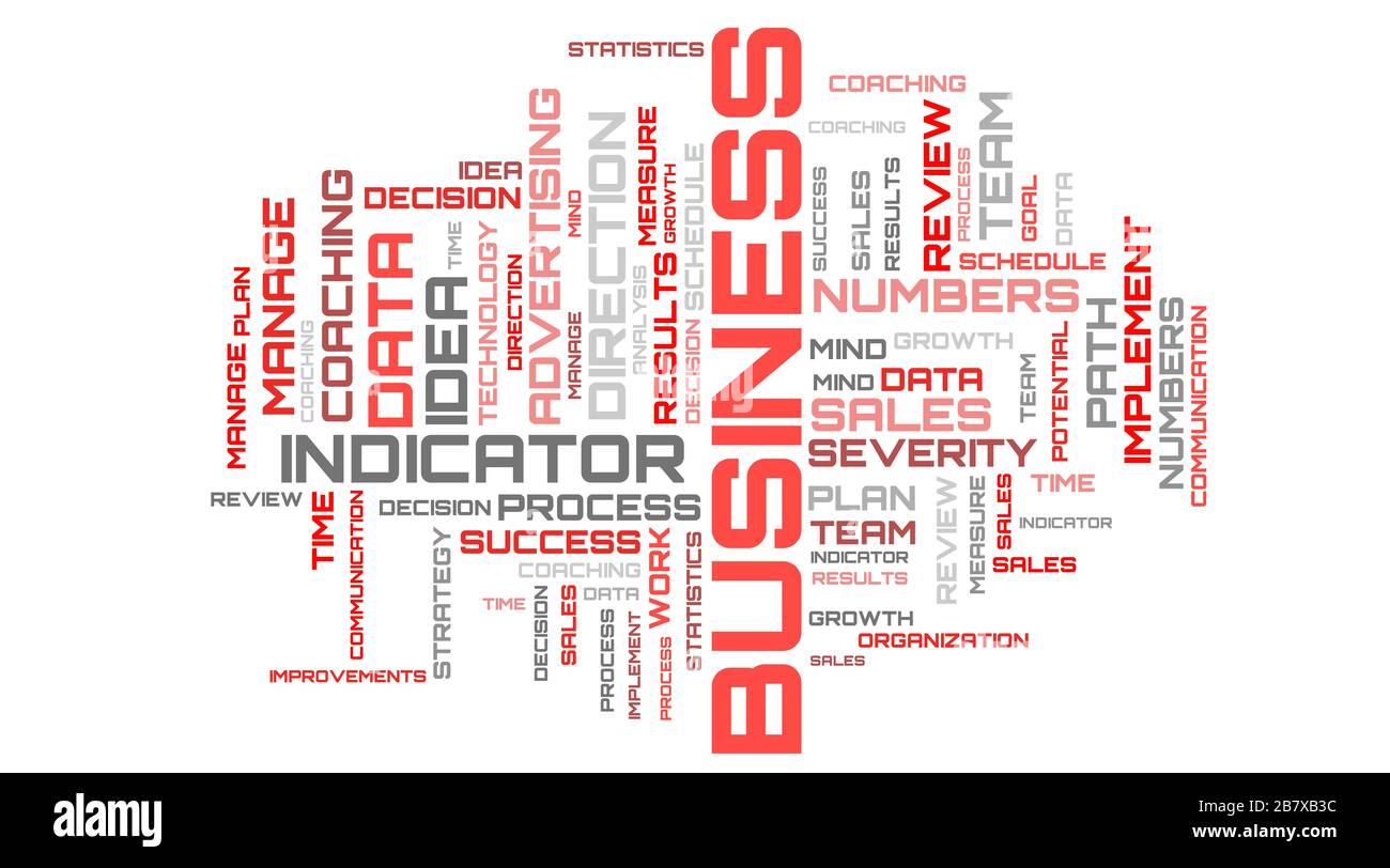 Red word cloud concept illustration. Business word cloud concept Stock ...