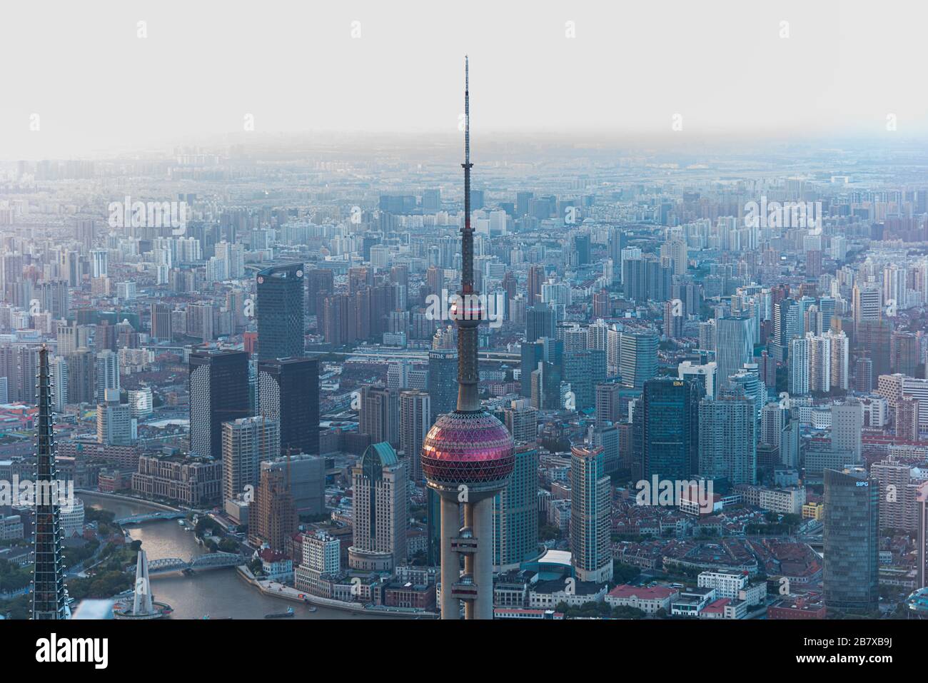 Shanghai City Scenery Stock Photo - Alamy