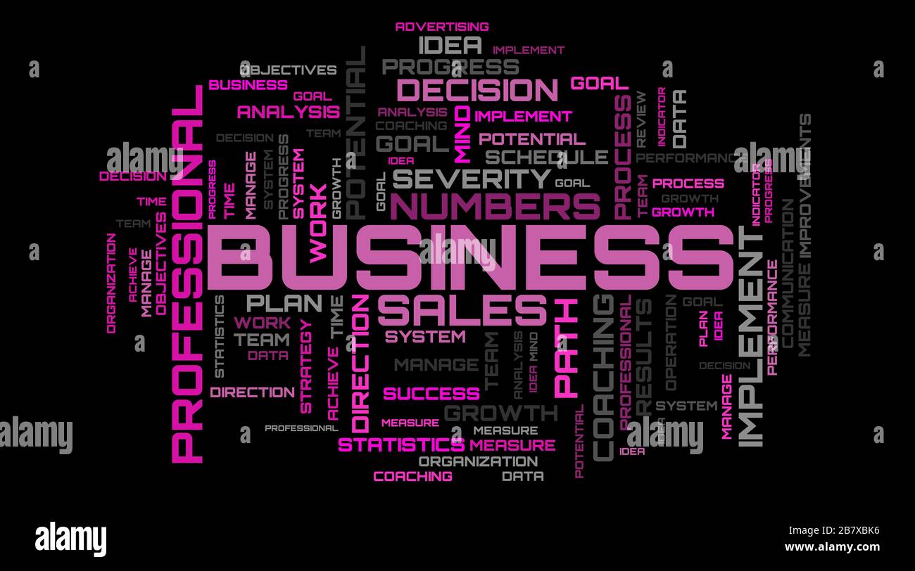 Beautiful purple word cloud concept background Stock Photo - Alamy