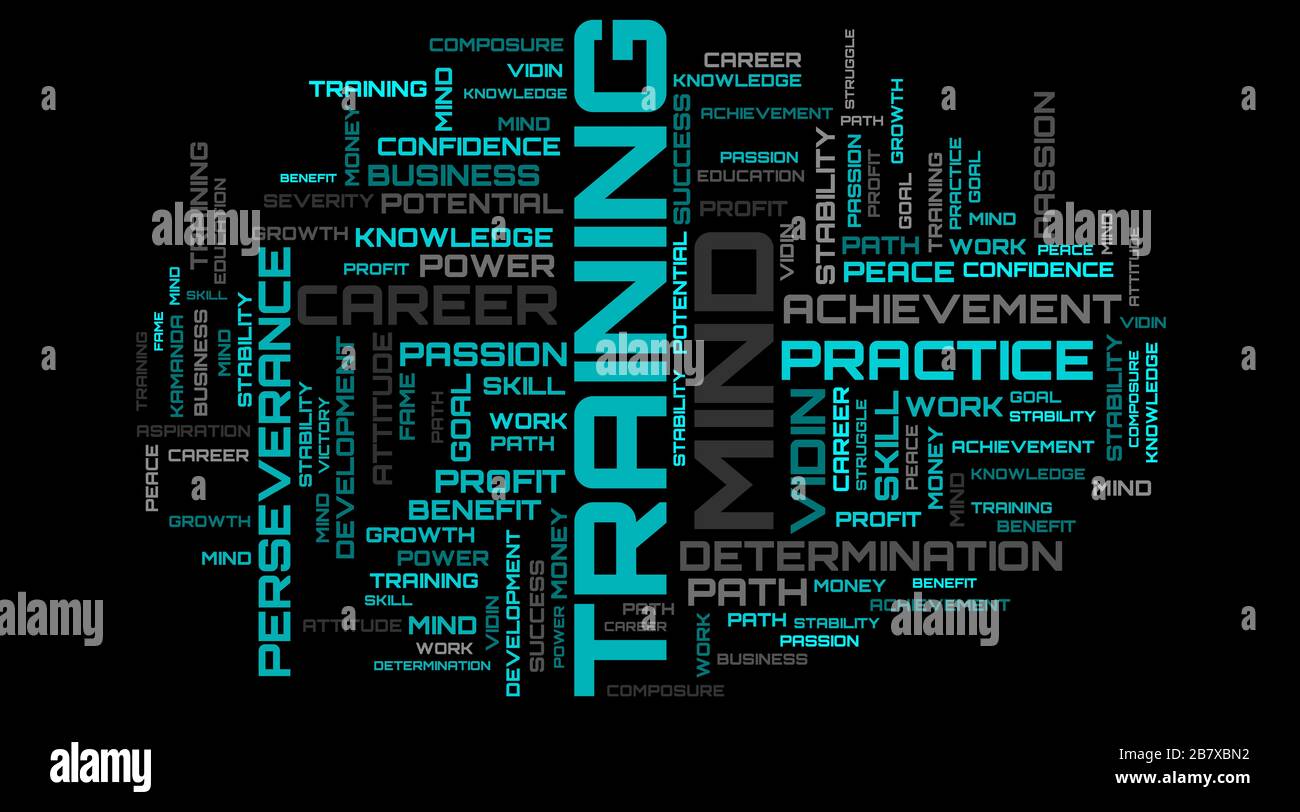 Beautiful turquoise word cloud concept. Abstract business words cloud ...