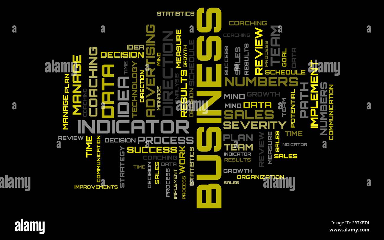 Yellow word cloud concept illustration. Beautiful colorful business ...