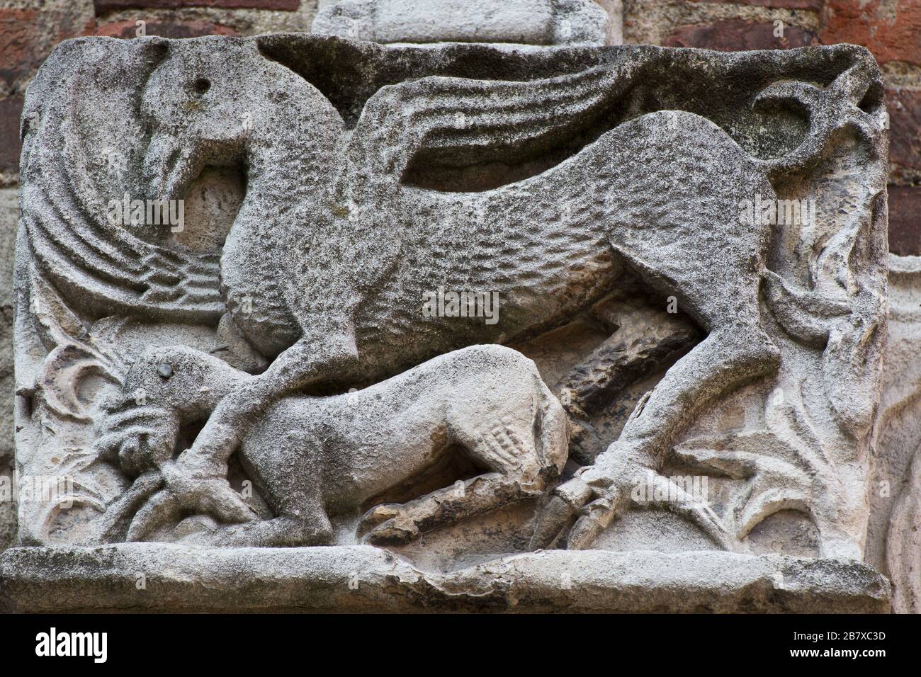 The Medieval Bestiary - Griffon and his pray - Fantastic Animals ...