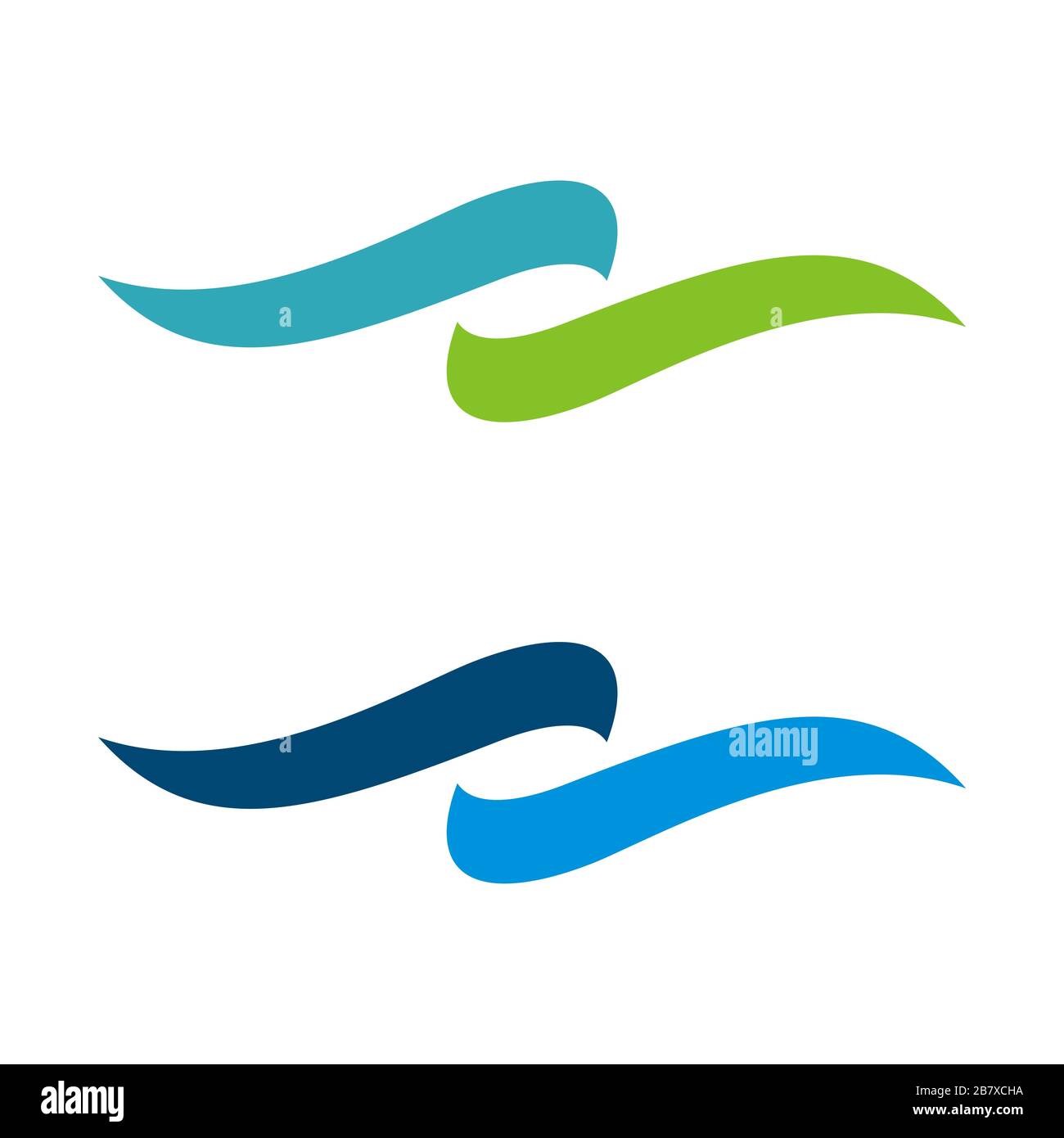 Wave Water Swoosh Spa Logo Template Illustration Design. Vector EPS 10 ...