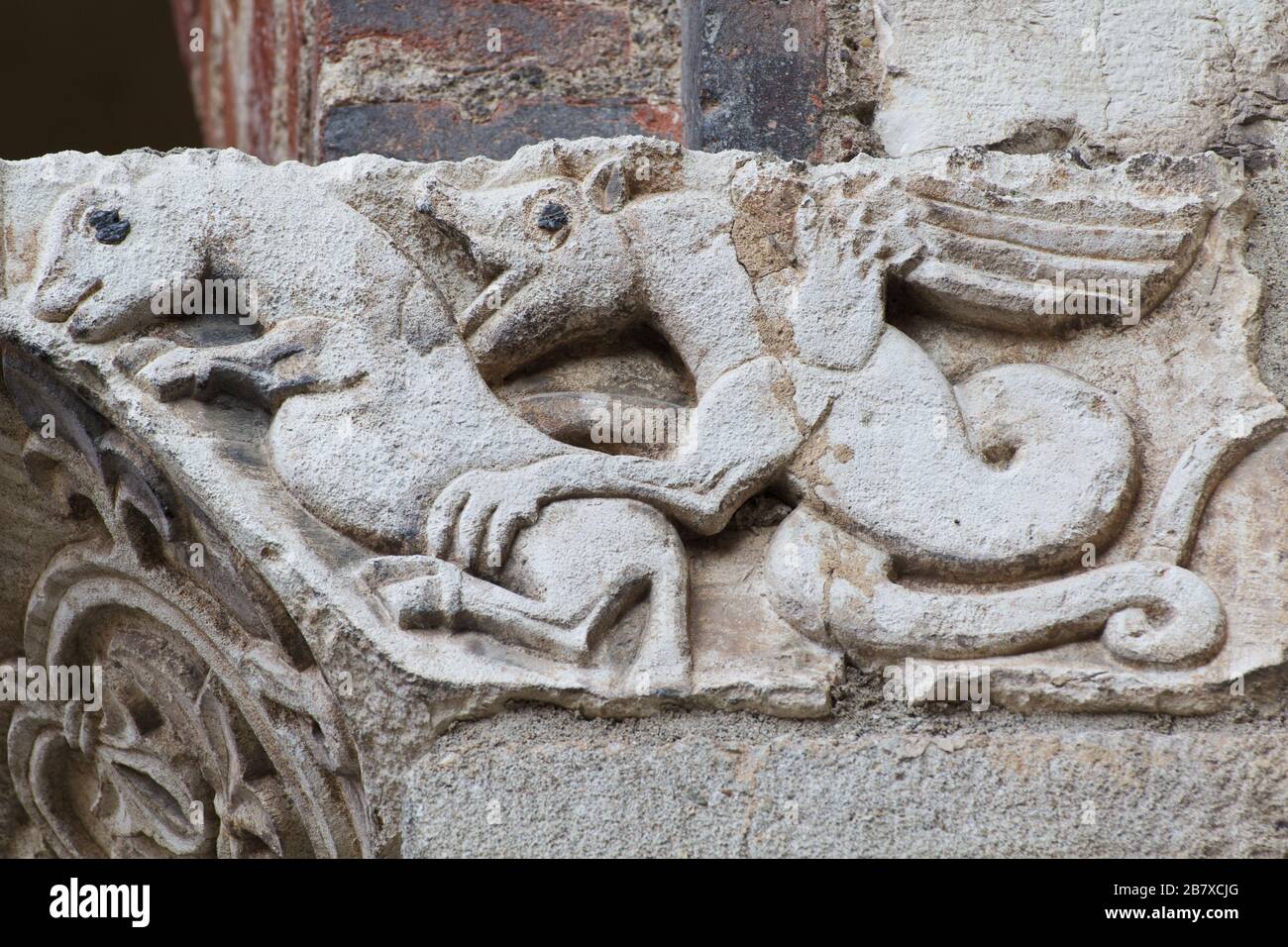 The Medieval Bestiary - Griffon and his pray - Fantastic Animals ...