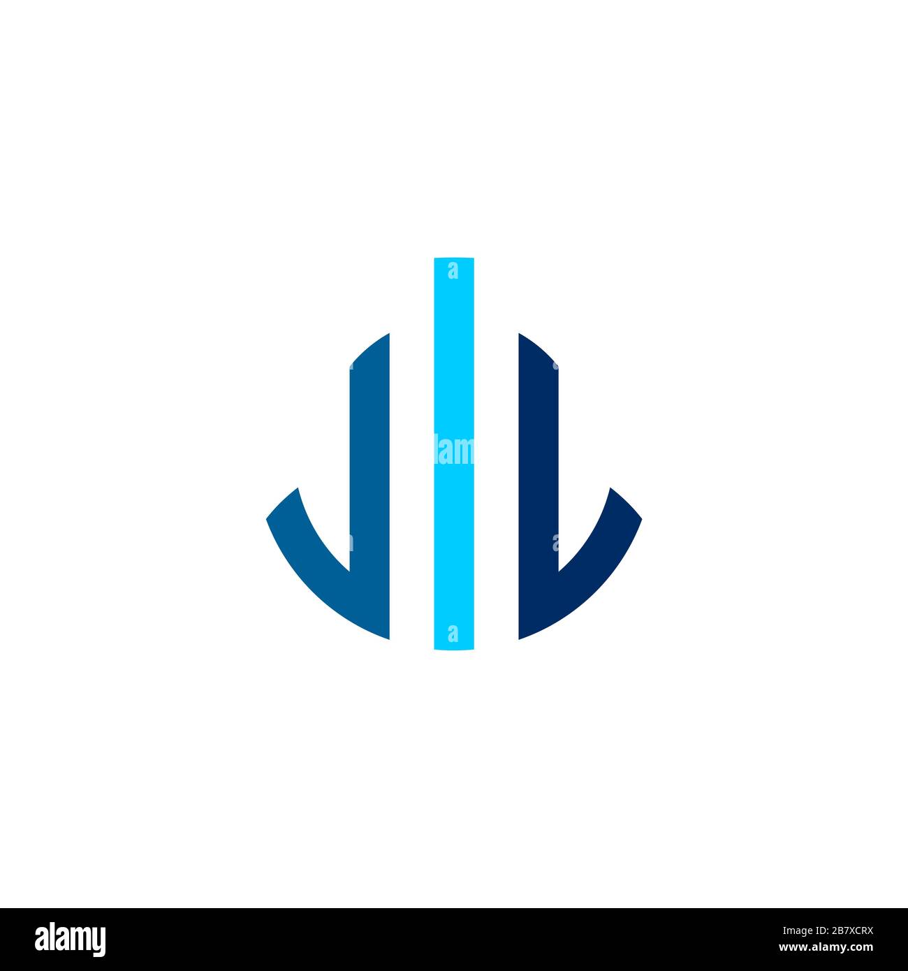 Blue Stock Exchange Line Logo Template Illustration Design. Vector EPS ...