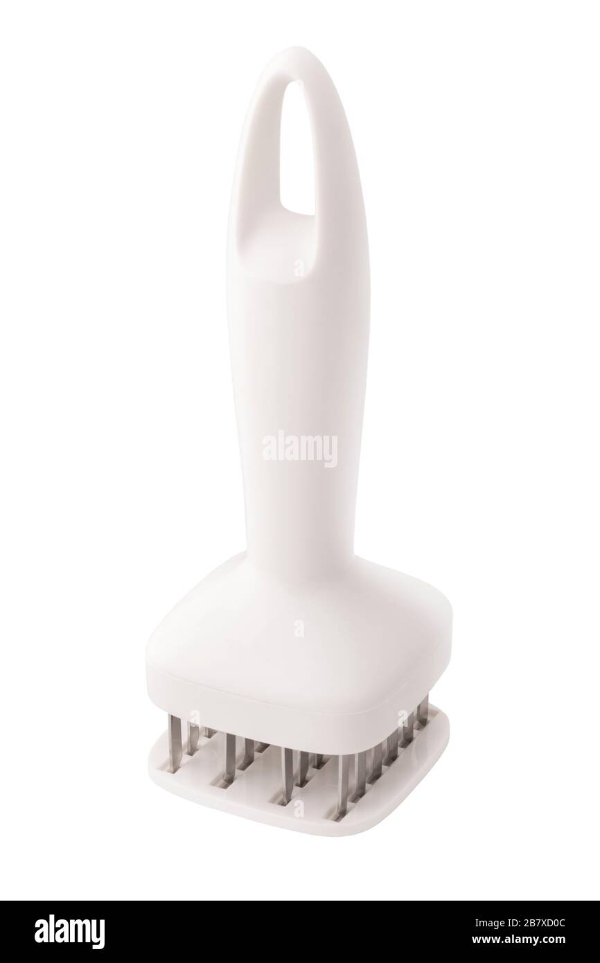 Hand Meat Tenderizer on a white background. Isolated object Stock Photo ...