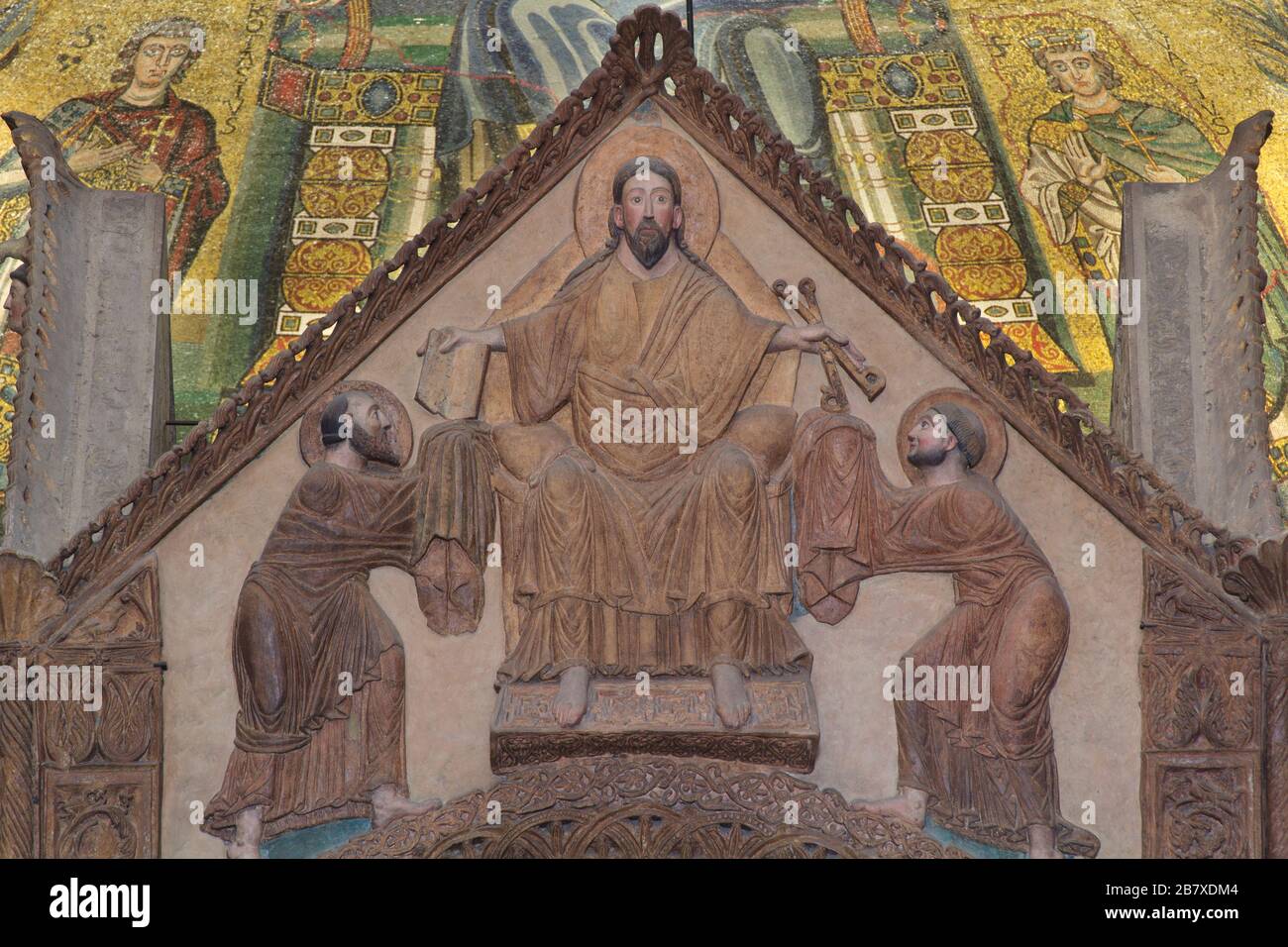 Traditio Legis: Christ Giving the Law to St. Peter and St. Paul ...