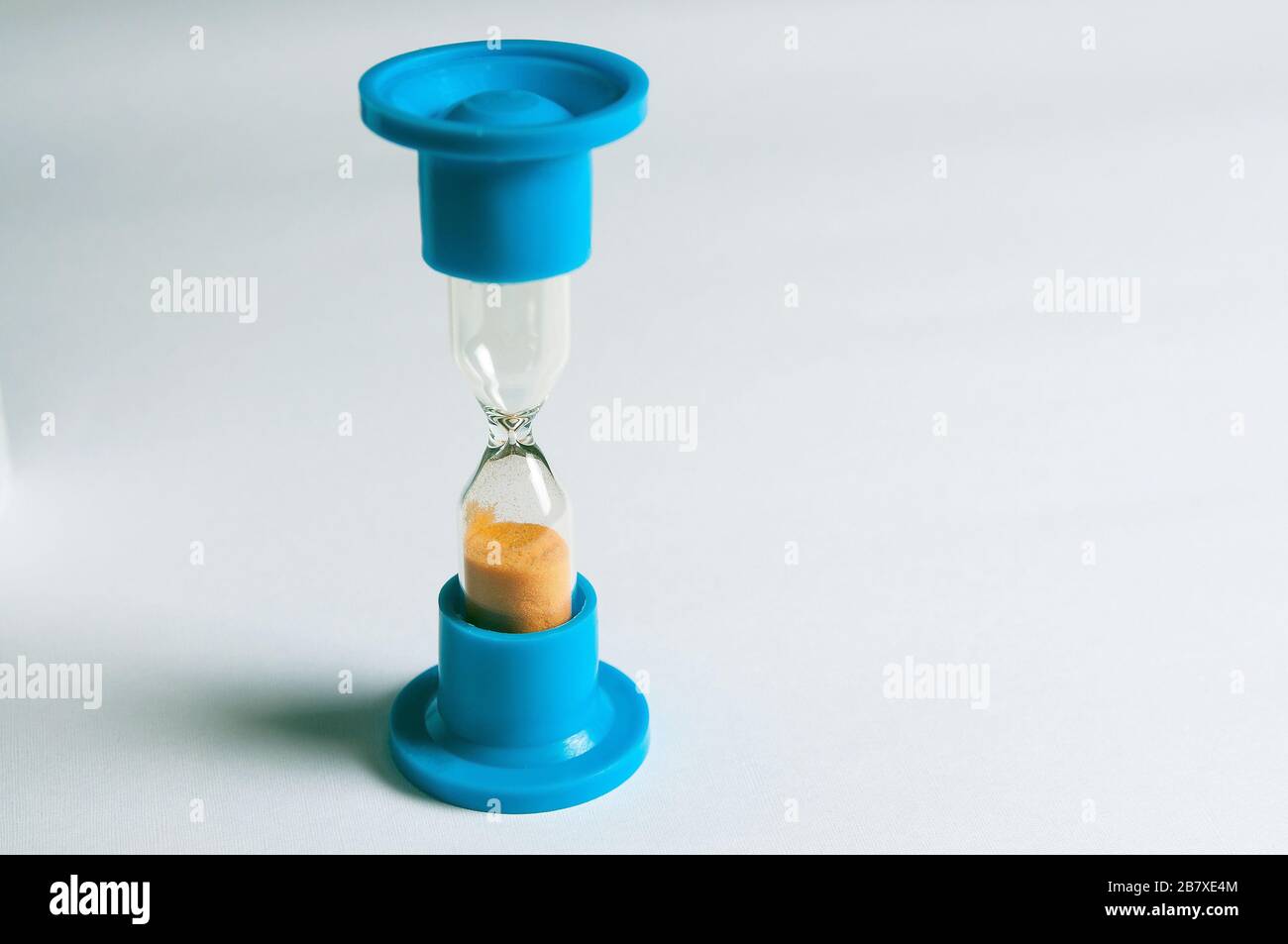 Hourglass. Medical hourglass. Measuring time in a classic way Stock ...