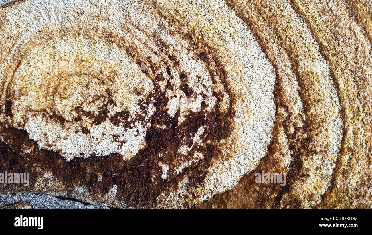 Stone waves smooth orange sandstone hi-res stock photography and images ...