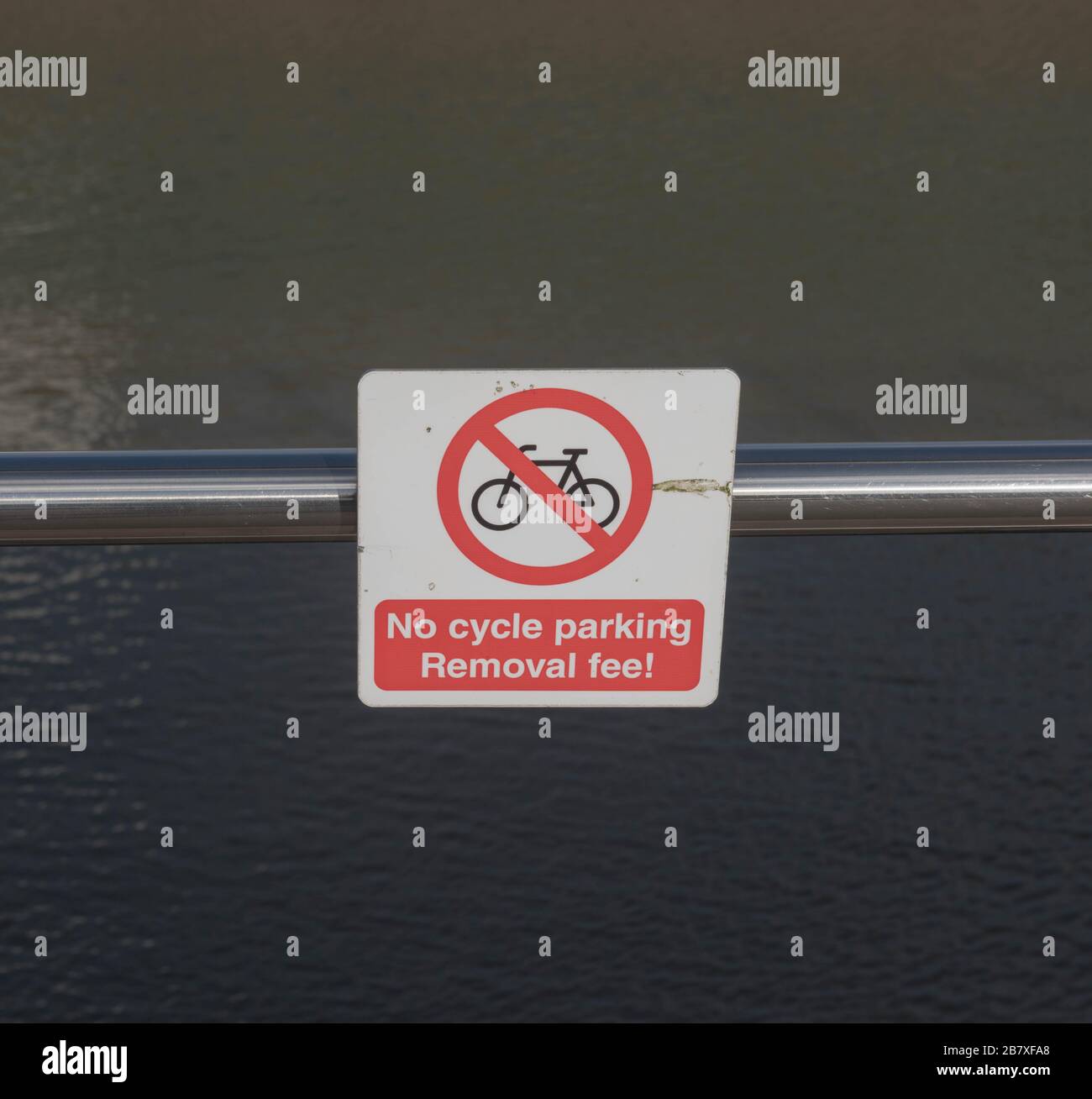 No parking barrier sign hi-res stock photography and images - Alamy