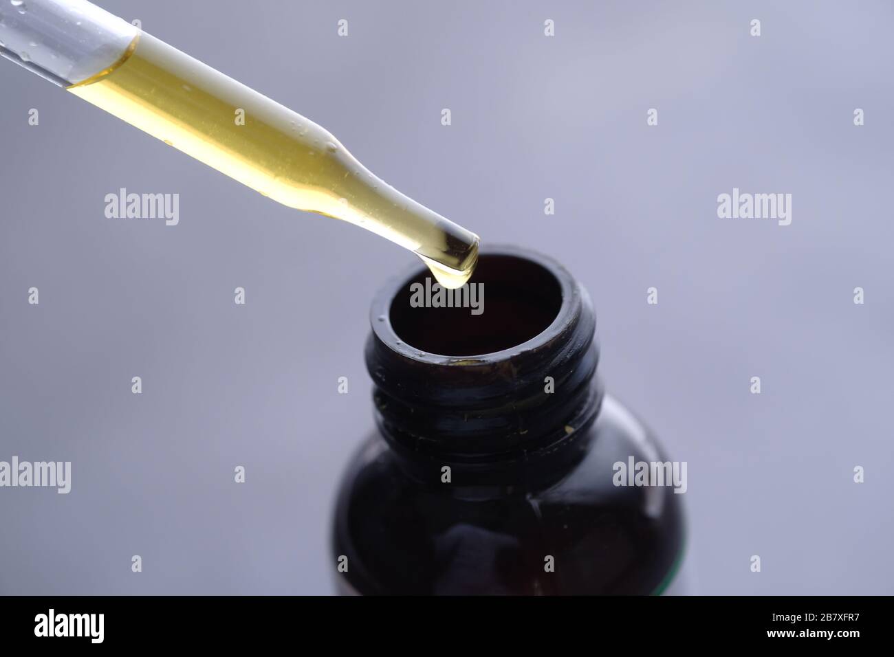 bottle of essential oil aromatherapy modern apothecary Stock Photo - Alamy