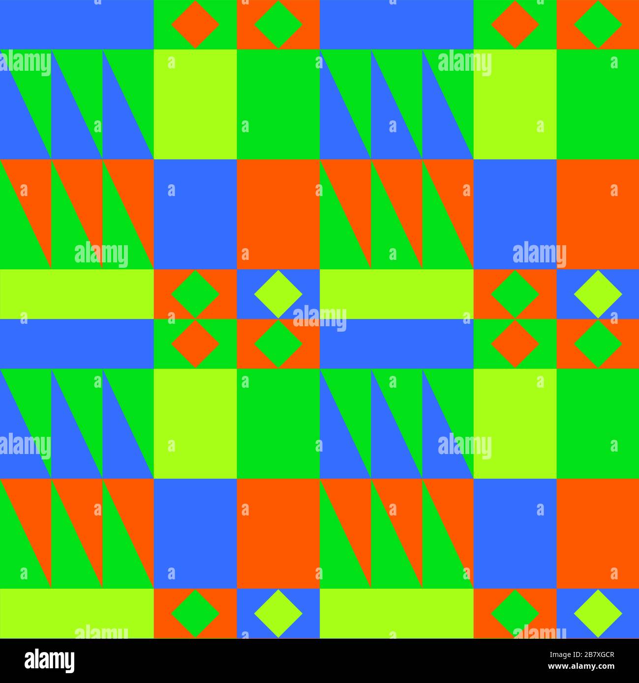 illustration of the colorful abstract seamless pattern Stock Vector ...