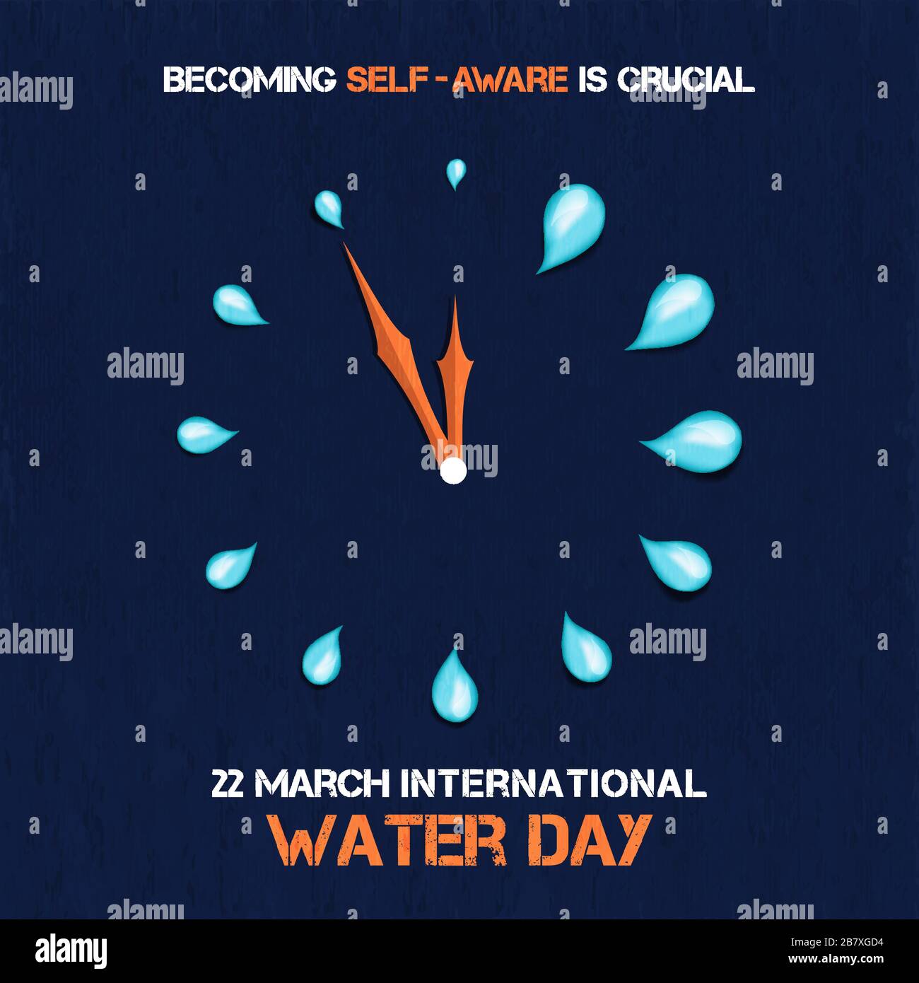 Water day awareness illustration Stock Vector Images - Alamy