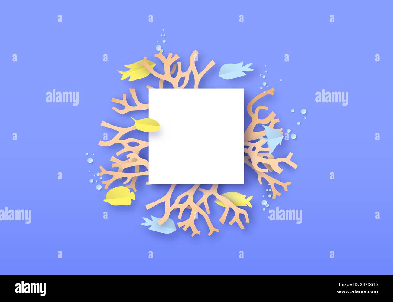 Marine life concept on Stock Vector Images - Alamy