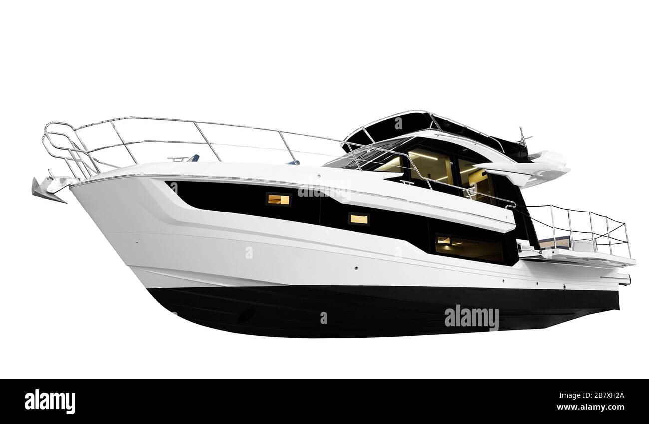 Speed boat lake Cut Out Stock Images & Pictures - Alamy