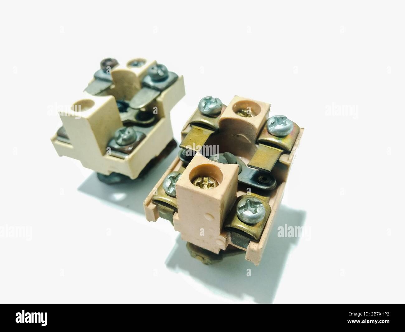 Metal brake pipe part Cut Out Stock Images & Pictures - Alamy