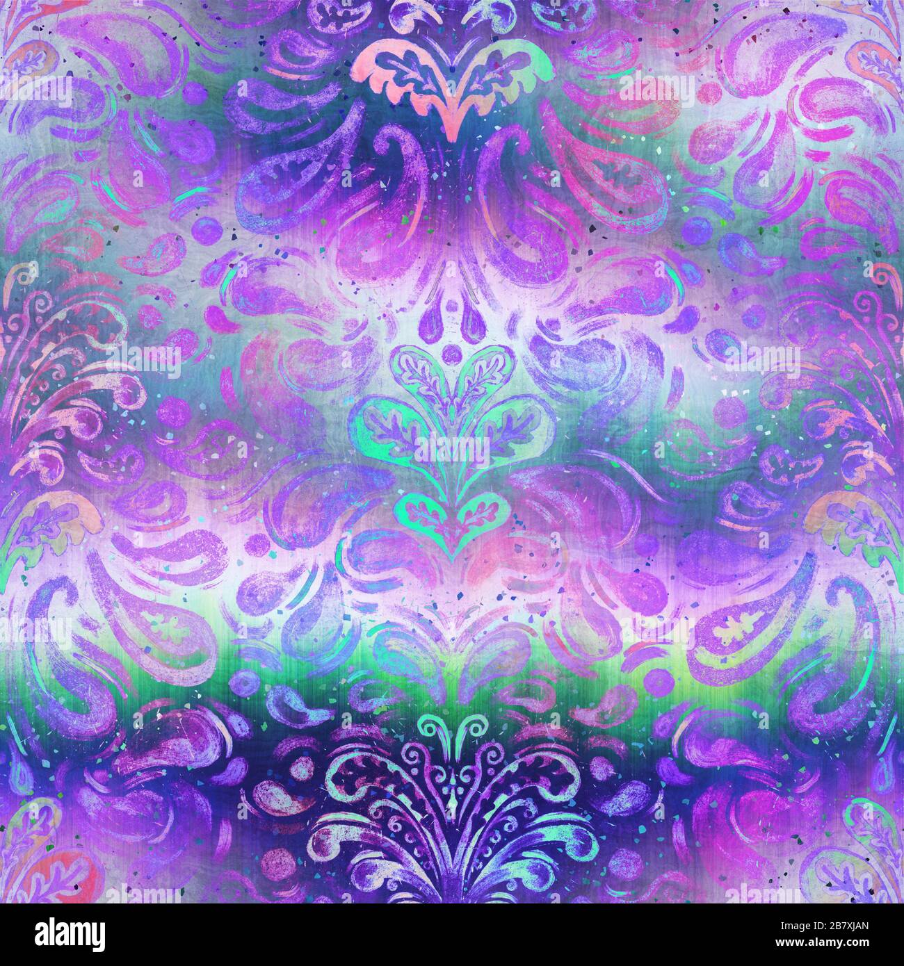 Surreal ombre blend digital pattern overlay swatch Stock Photo - Alamy
