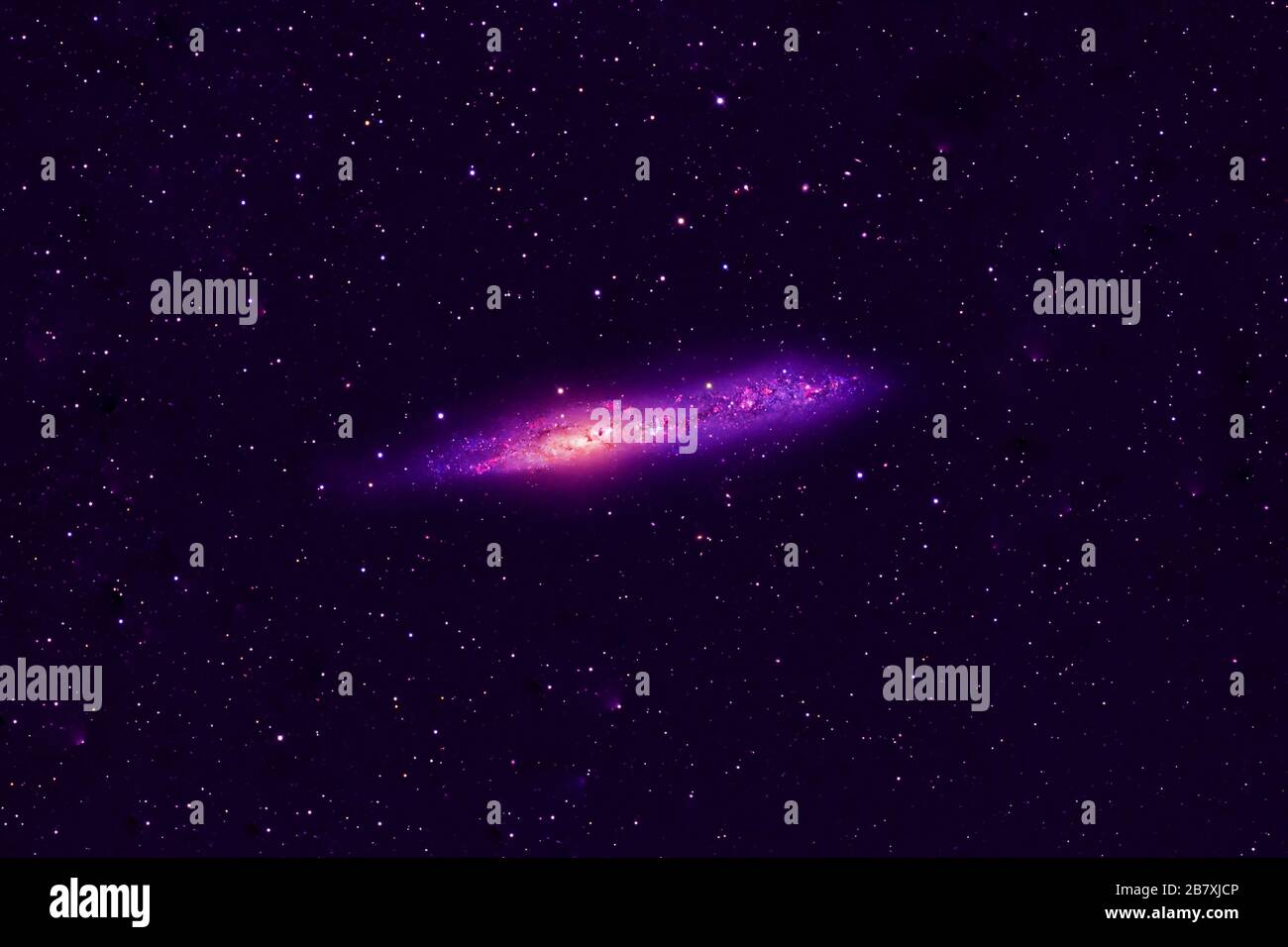 Beautiful pink cosmic nebula in deep space. Elements of this image were ...