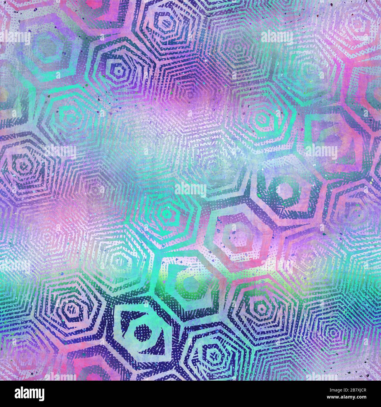 Surreal ombre blend digital pattern overlay swatch Stock Photo - Alamy