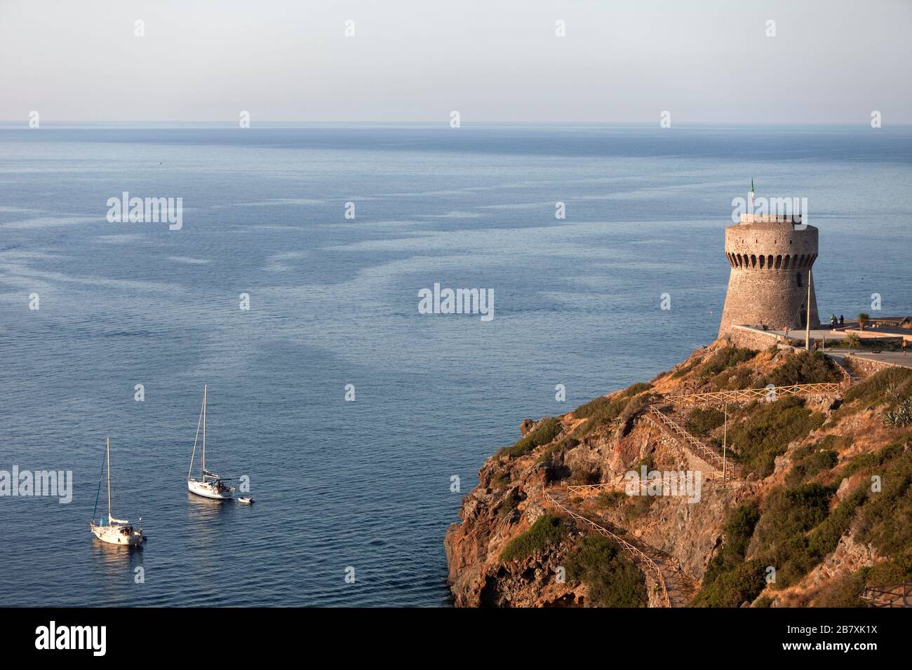 Capraia, Tuscany islands. Italy, Mediterranean sea Stock Photo - Alamy
