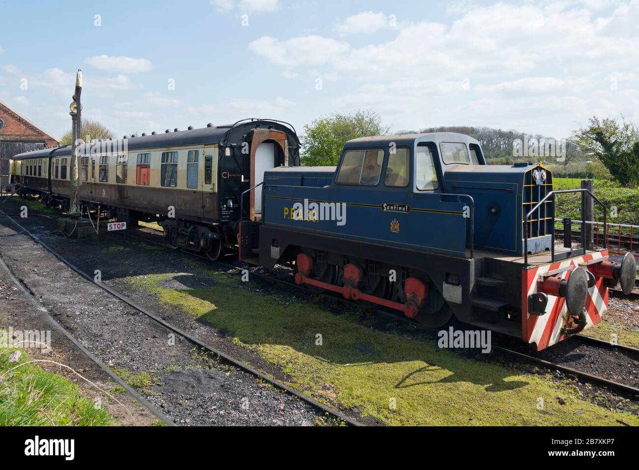 A diesel engine Sentinel, PBA39, restored by the Sentinel diesel ...