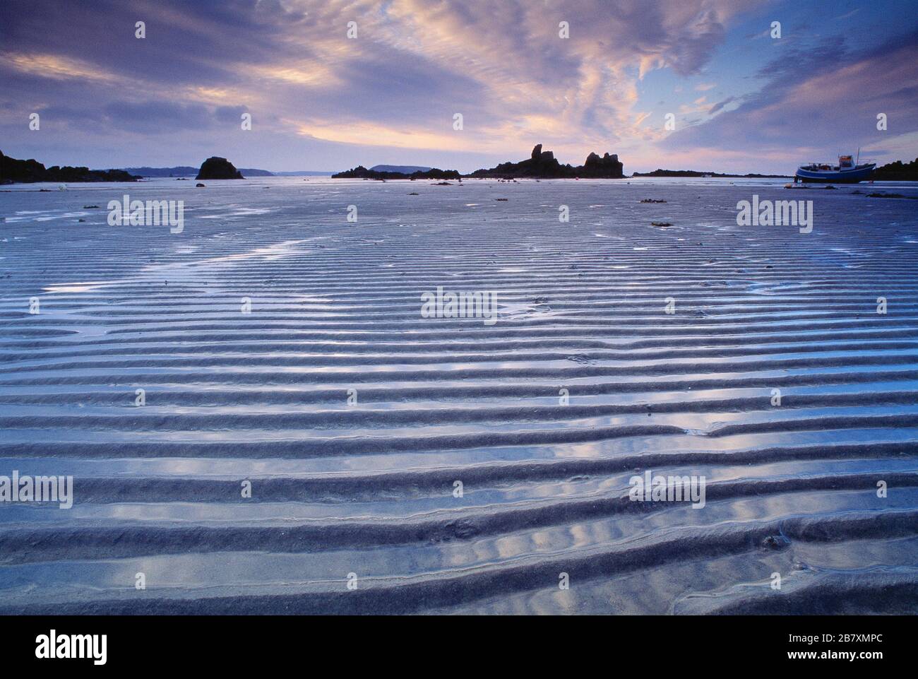 Guernsey bordeaux harbour low tide hi-res stock photography and images ...
