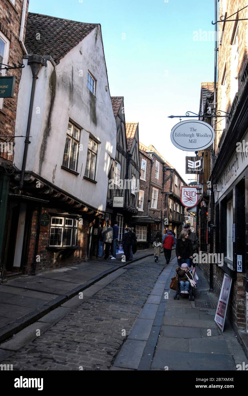 In the ‘Shambles,’ as it is known, is the oldest cobbled stoned street ...