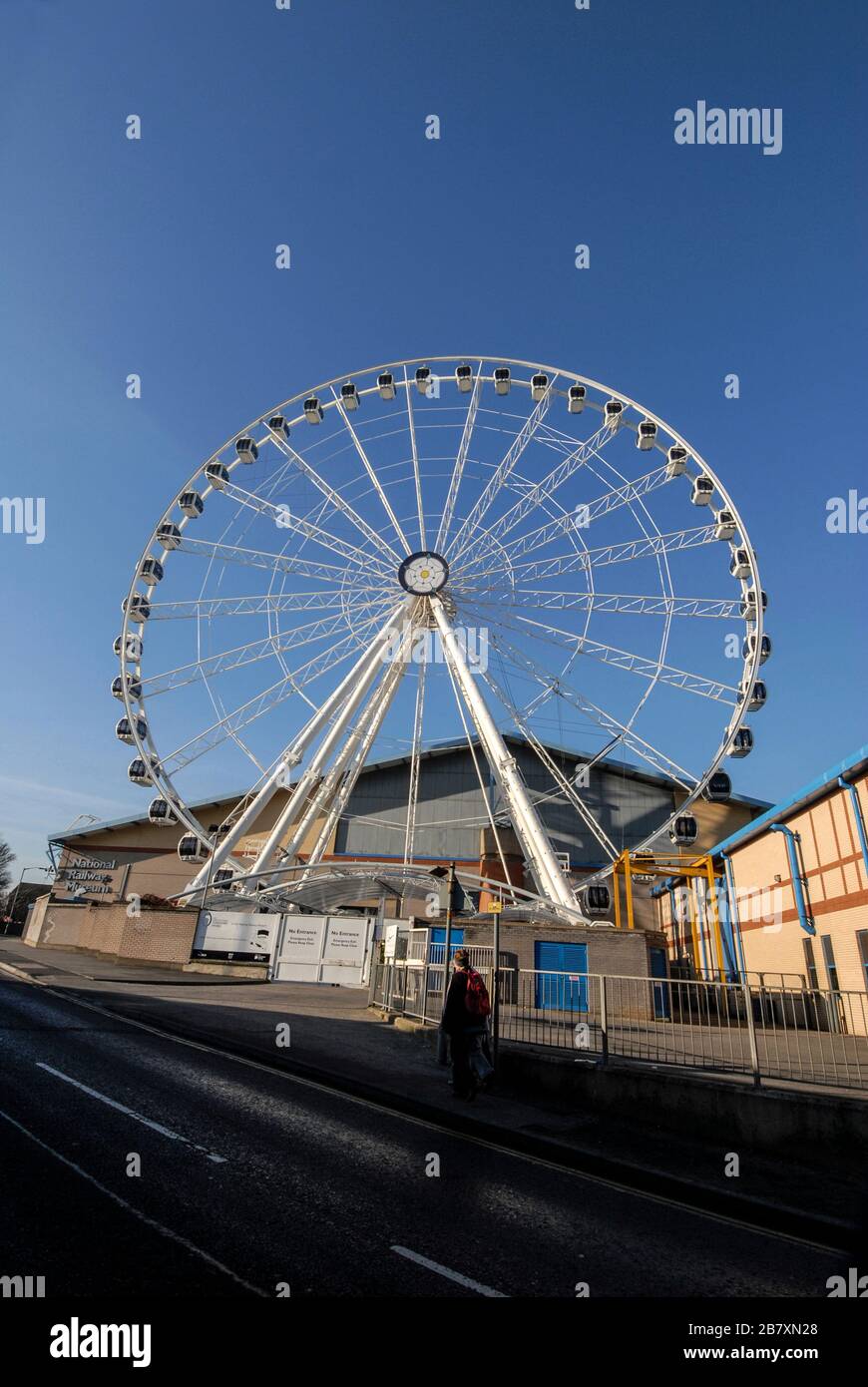 The 60 metres high ‘Yorkshire Wheel’ is next to the famous National ...