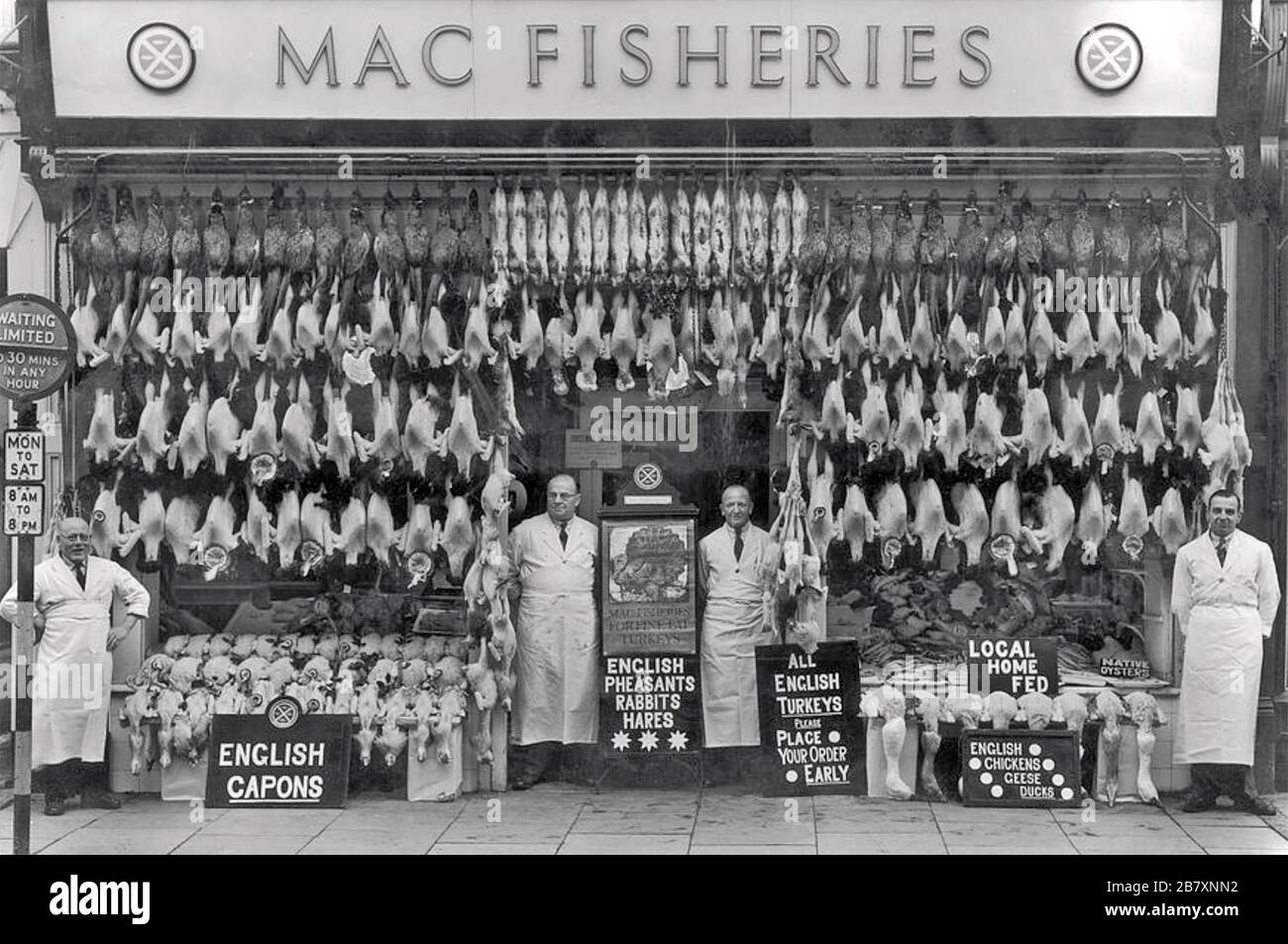 MAC FISHERIES shop in Cheltenham about 1955 by which time the company ...