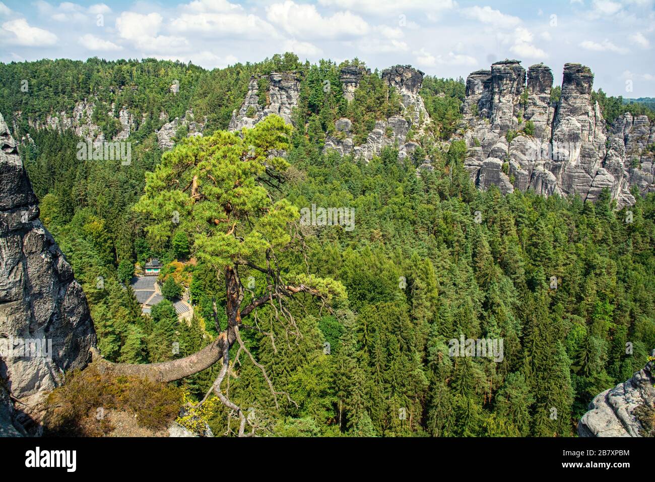 Saxon swiss national park mountain hi-res stock photography and images ...