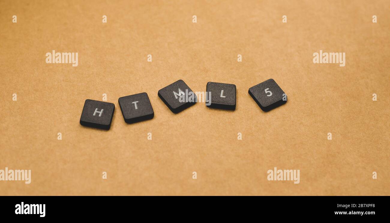 Html5 logo hi-res stock photography and images - Alamy
