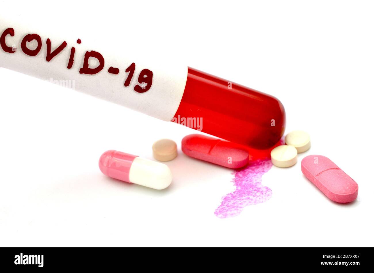 Clinical virus test Cut Out Stock Images & Pictures - Alamy