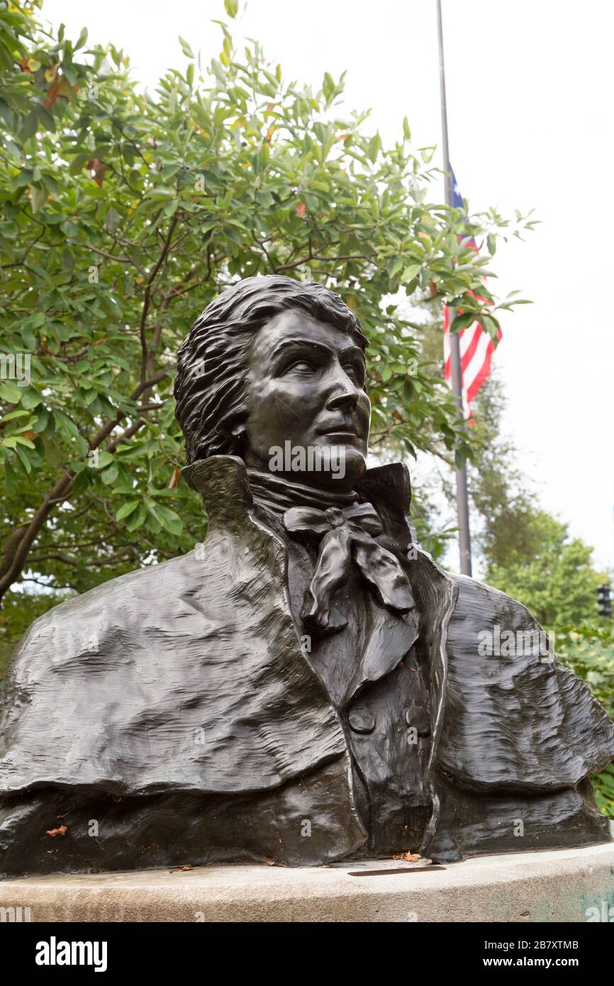 Francis scott key statue dc hi-res stock photography and images - Alamy