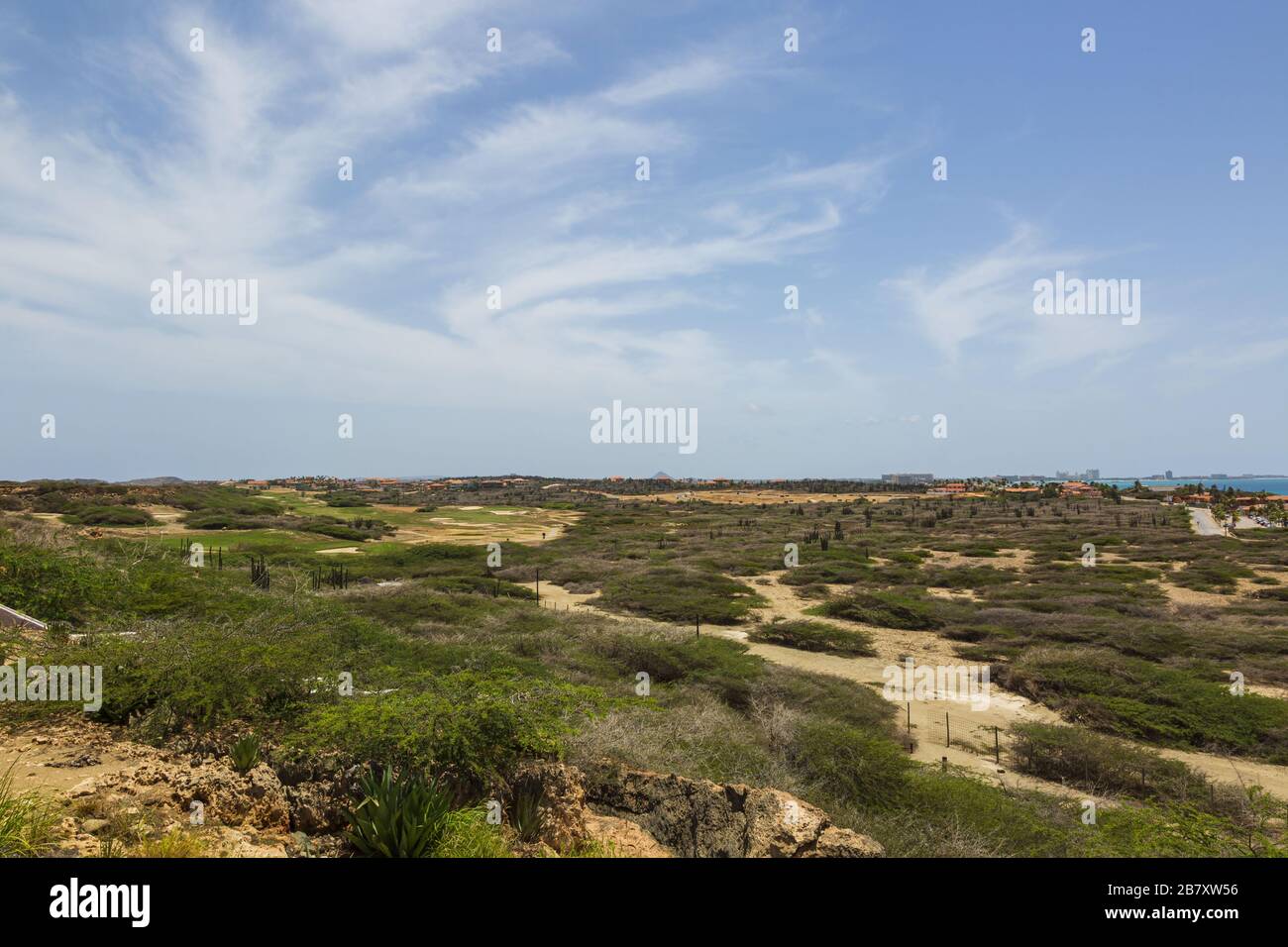 Natural beauty of Aruba. North coast Aruba Island. Amazing natural ...