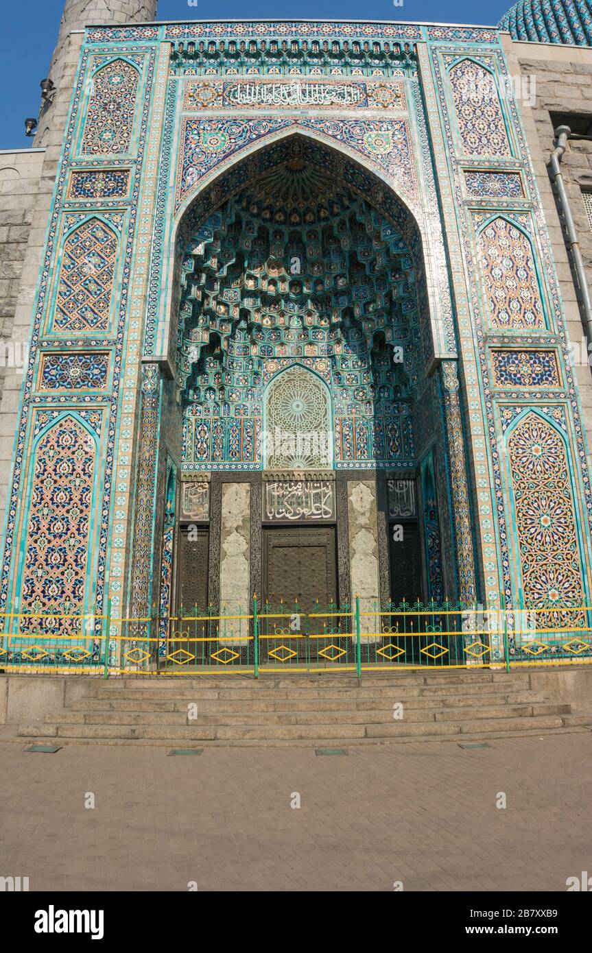St. Petersburg, Russia - 04.26.2019: .The entrance to the cathedral ...