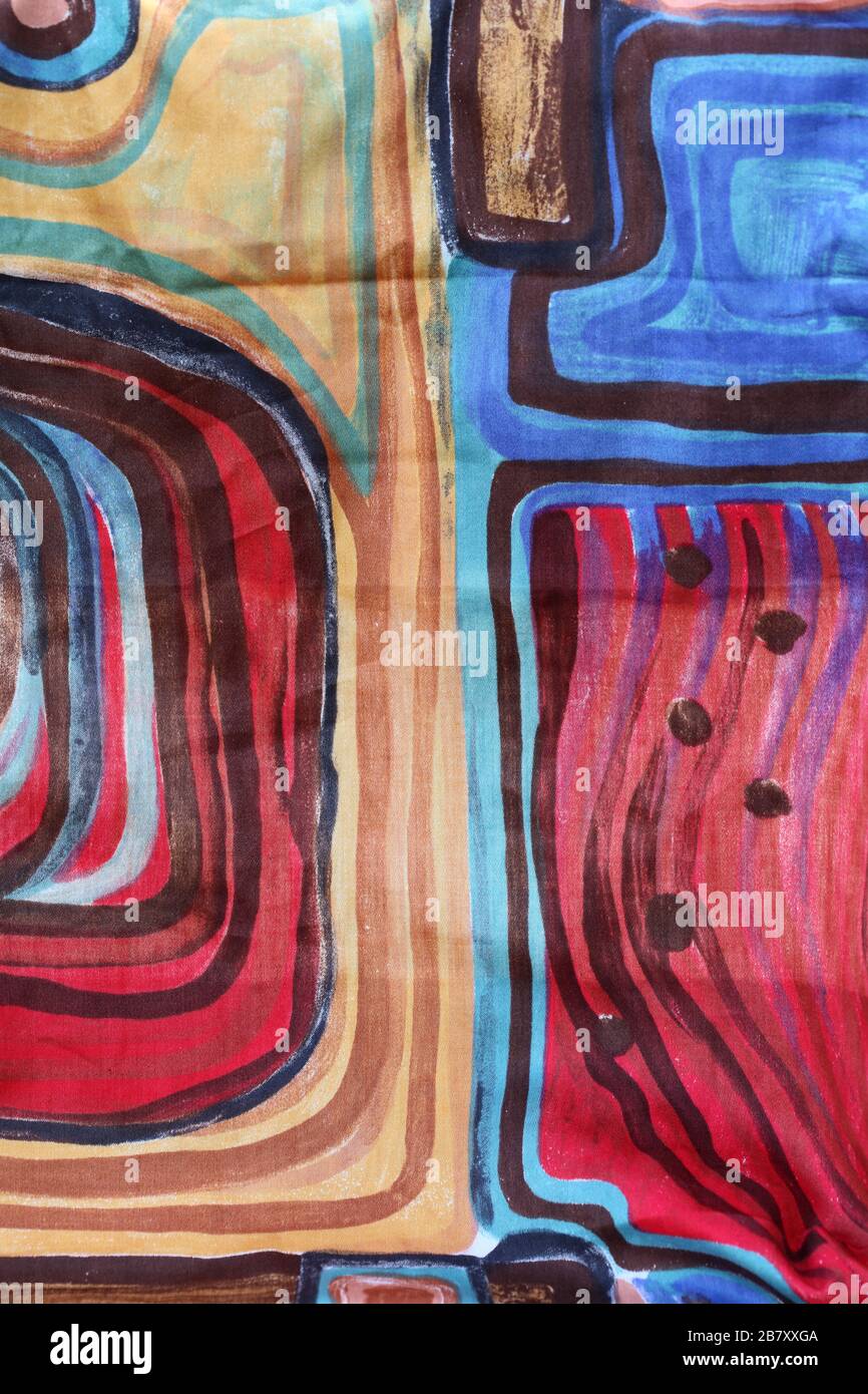 Colorful textiles macro background high quality modern fine art Stock ...